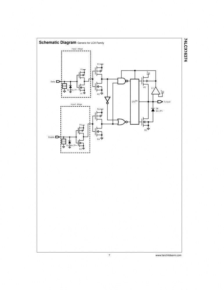 74LCX16374 document page 8