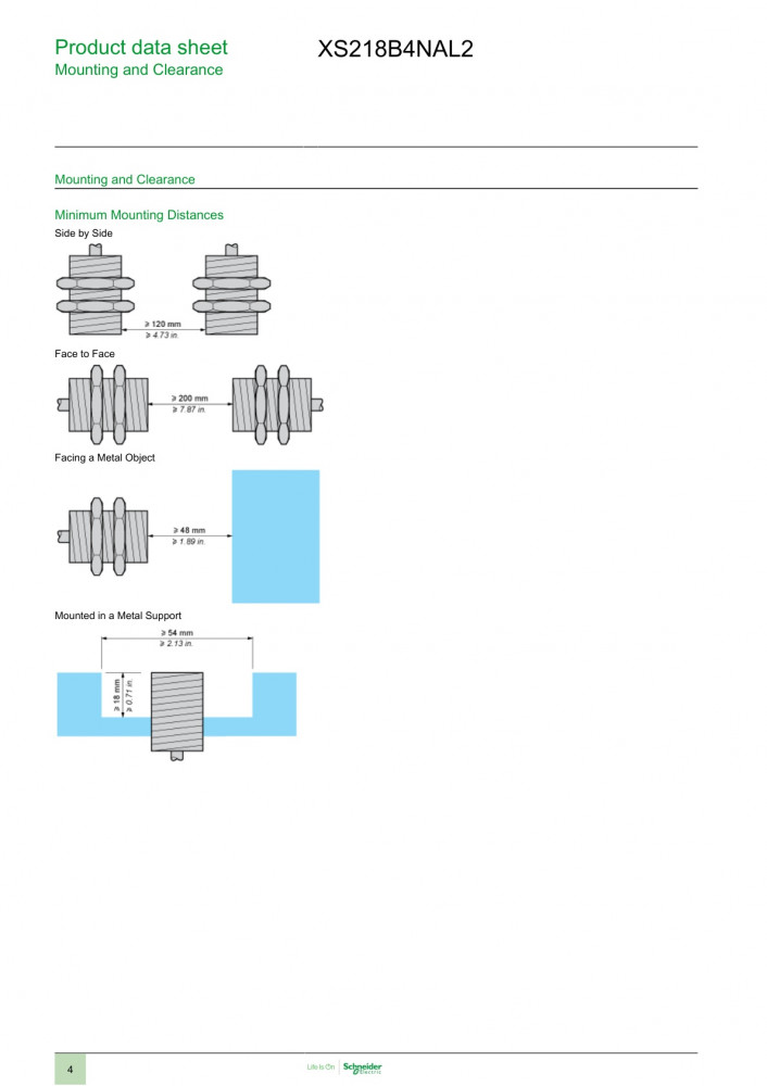 XS218B4NAL2 datasheet page 4
