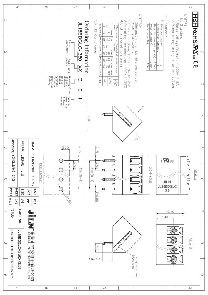 JL15EDGLC-35010G01 technical document preview