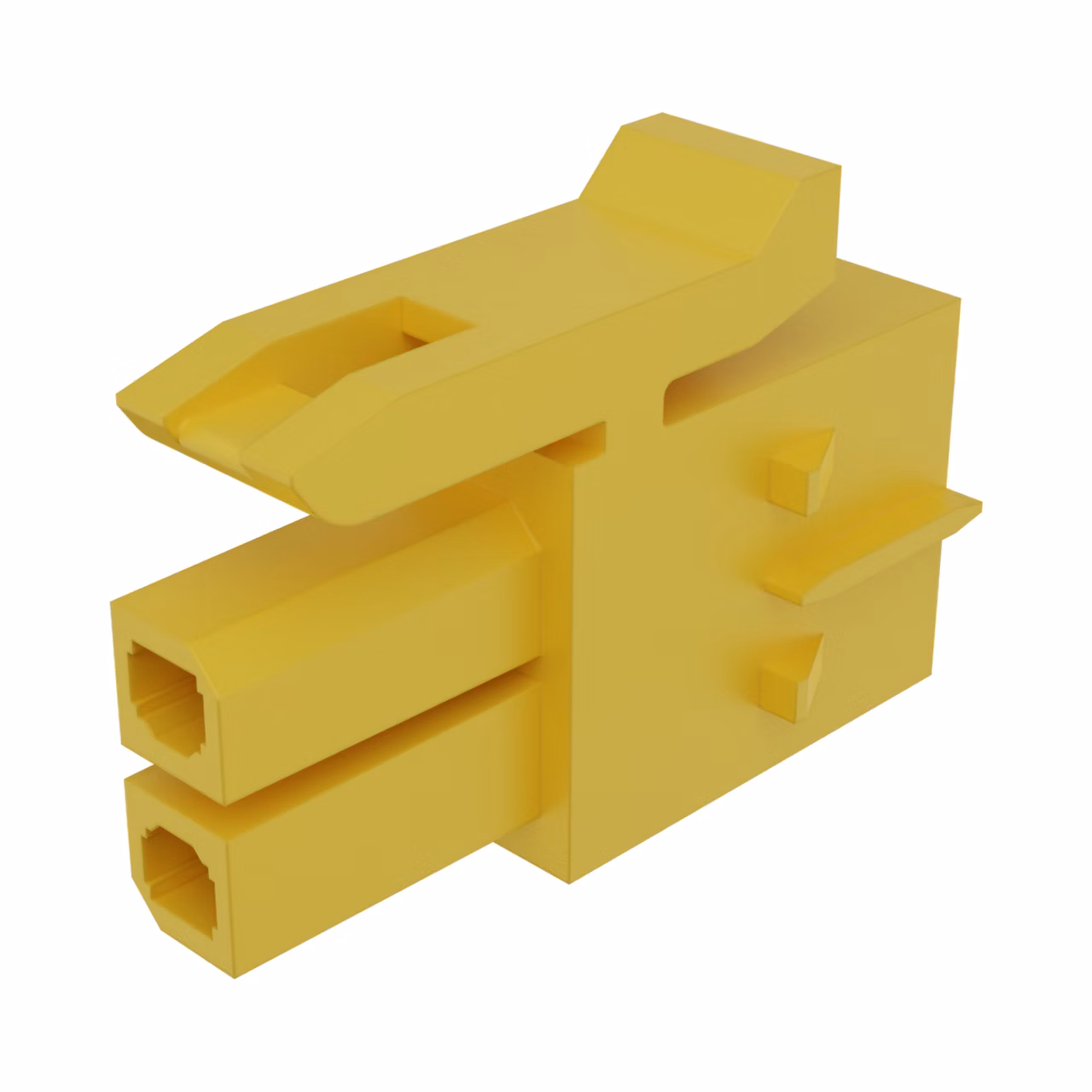 Micro-Fit+ Versa Color Receptacle Housing, Dual Row, 2 Circuits, UL 94V-0, Glow-Wire Capable, Yellow for sale