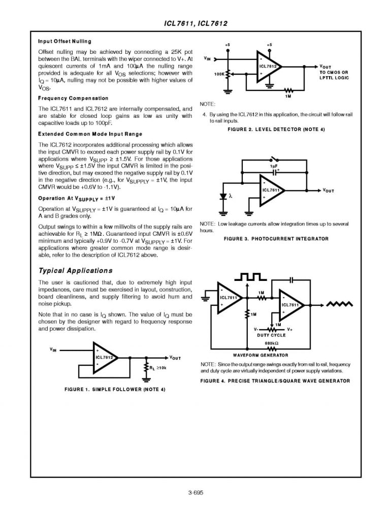 ICL7612DMTV datasheet page 8