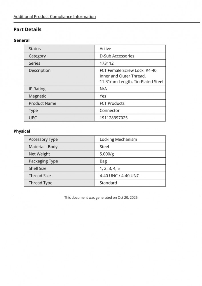 MOLEX 1731120600 drawing page 2