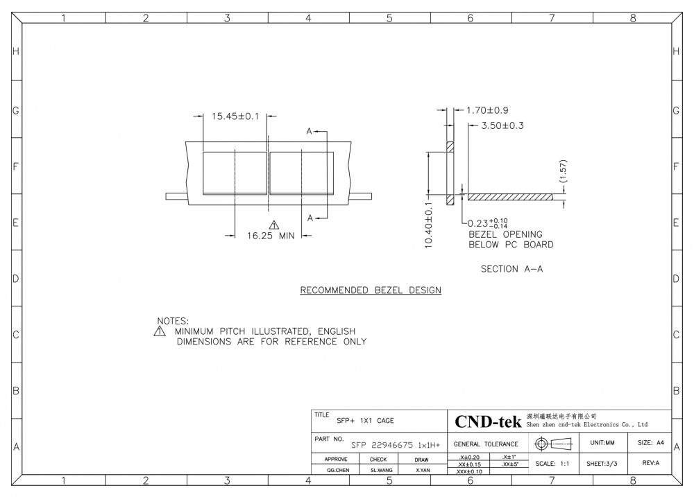 CND-tek SFP 22946675 1X1H+ drawing page 3