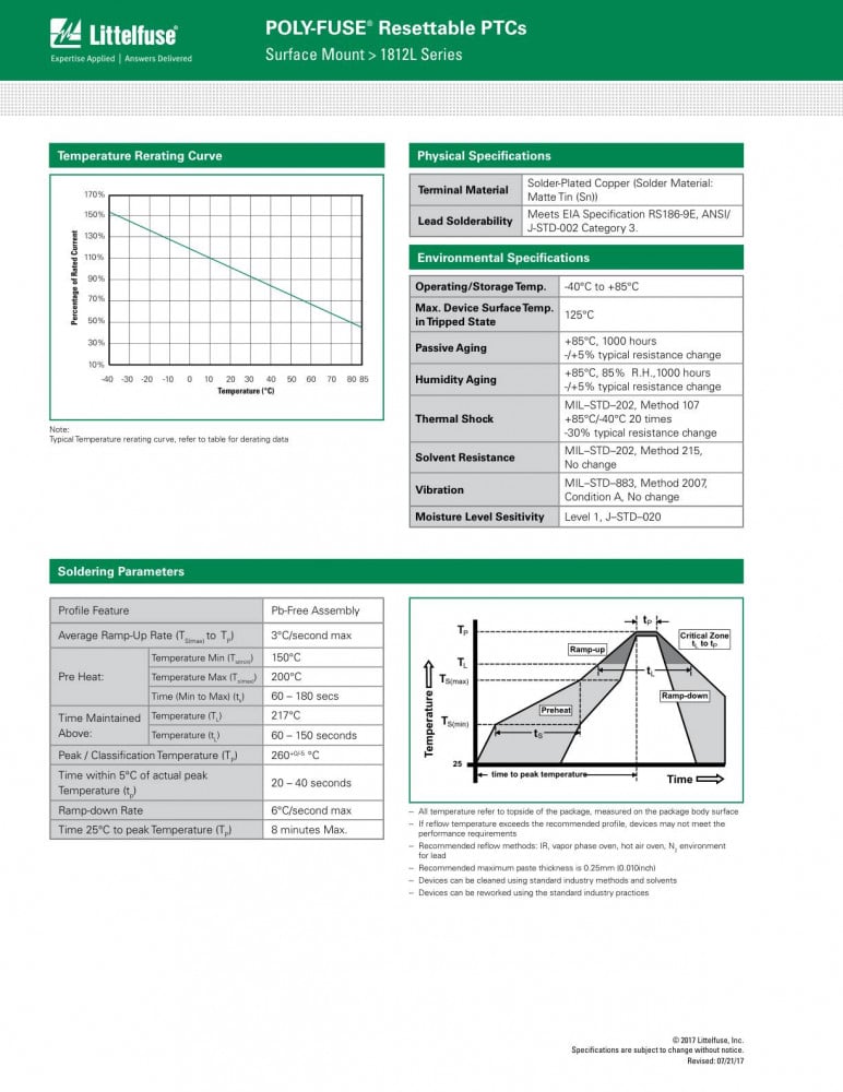 Littelfuse 1812L datasheet page 3
