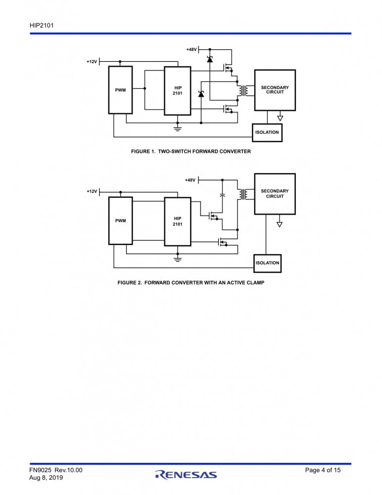HIP2100IBZT technical document page 4