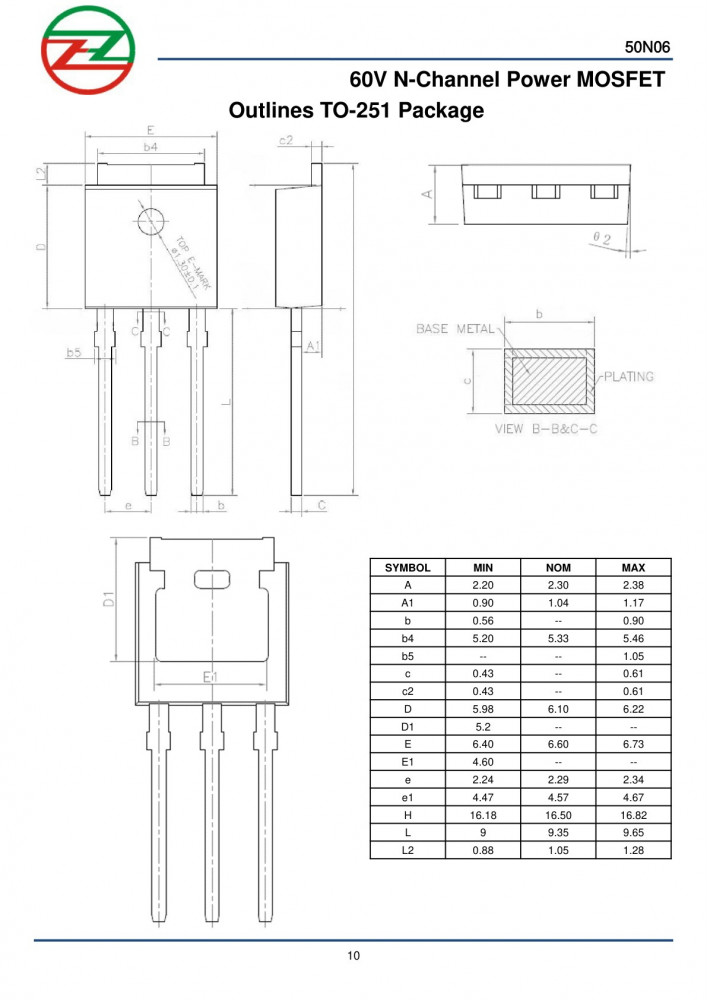 BCD50N06 datasheet page 10