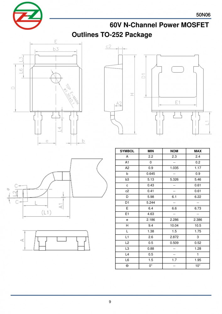 BCD50N06 datasheet page 9