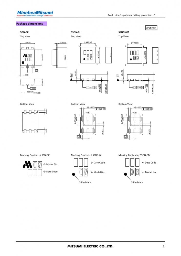 MM3825 datasheet page 3