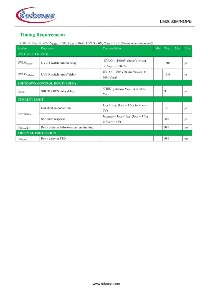 LM2663M datasheet page 5