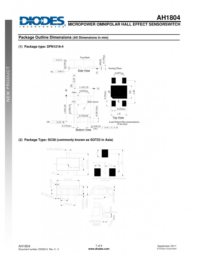 AH1804-W-7 datasheet page 7