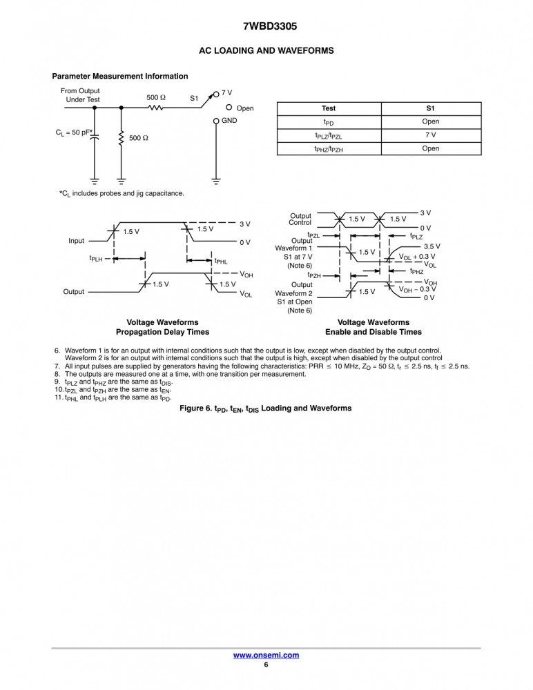 7WBD3305 datasheet page 7