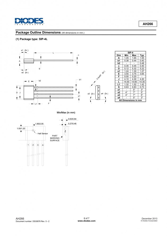 AH266 datasheet page 6