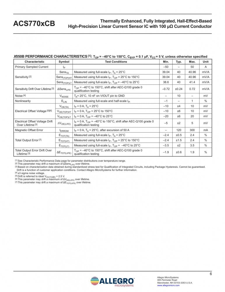 ACS770 datasheet page 6