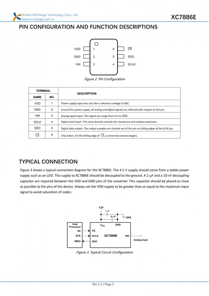 XC7886E technical document page 3