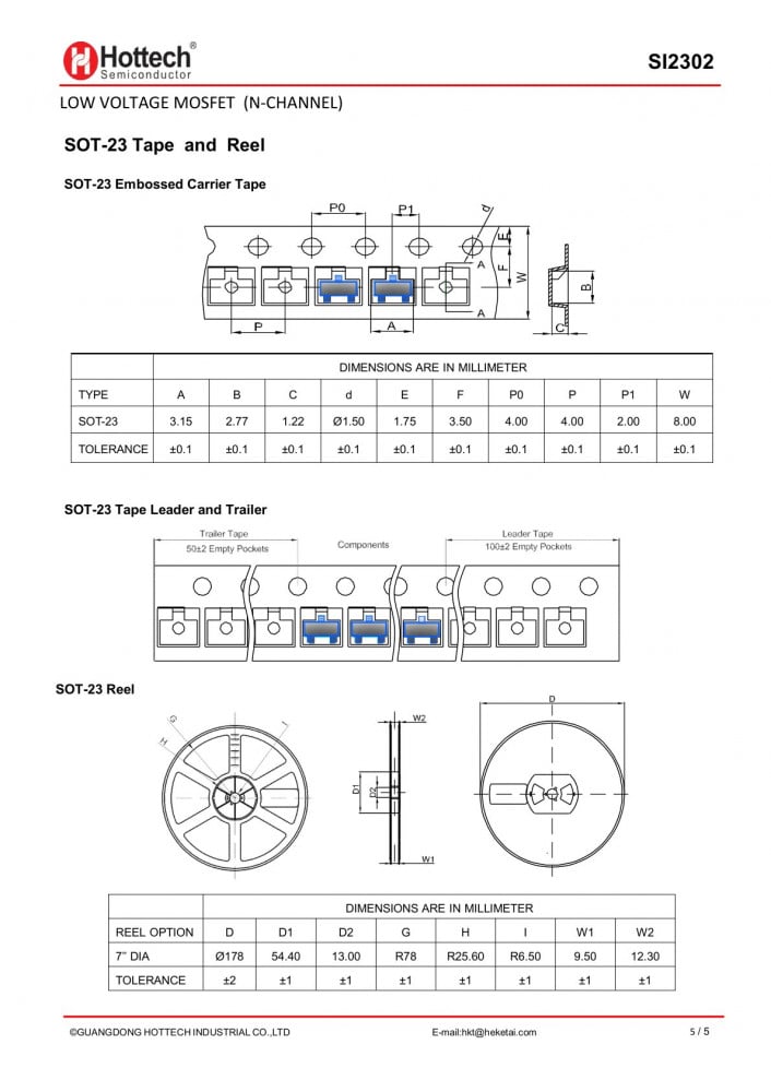 SI2302 datasheet page 5