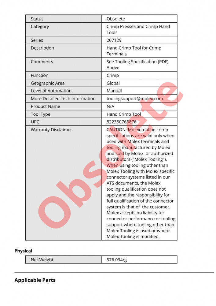 MOLEX product document image 2