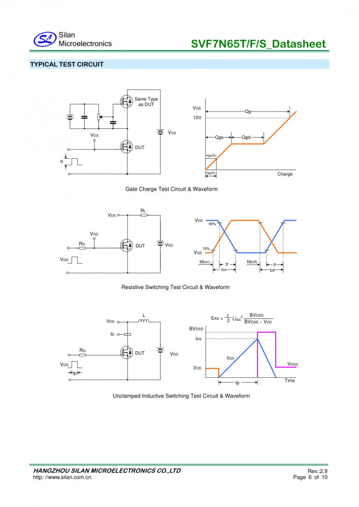 SVF7N65F datasheet page 6