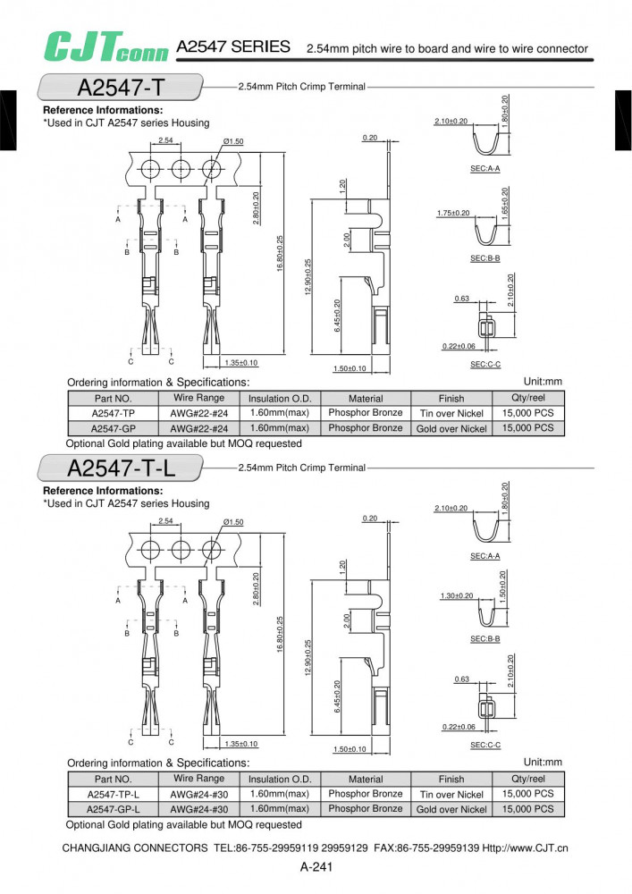 CJT A2547 technical document page 3