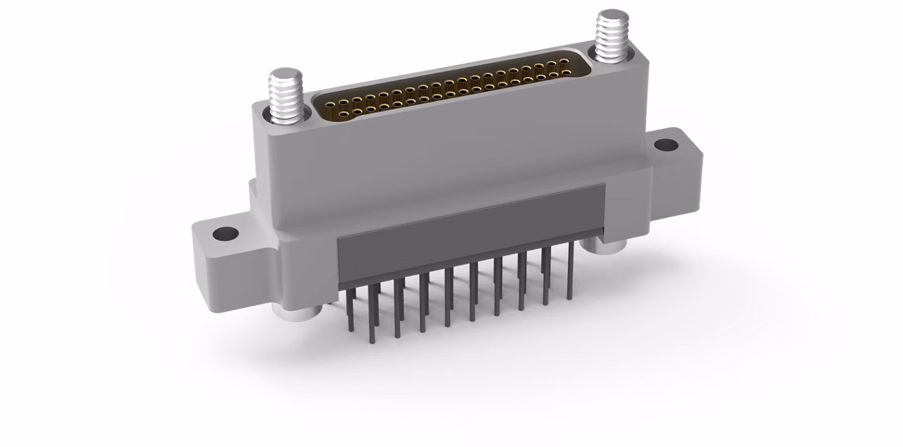AirBorn N Series, Nano-D Board Mount Receptacle, 0.025