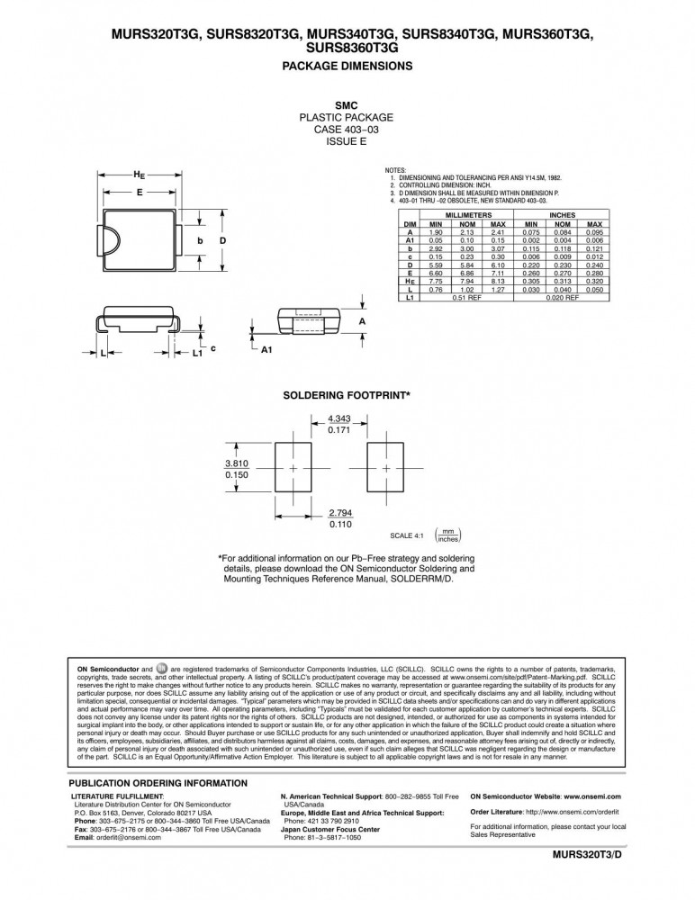 MURS360T3G datasheet page 6