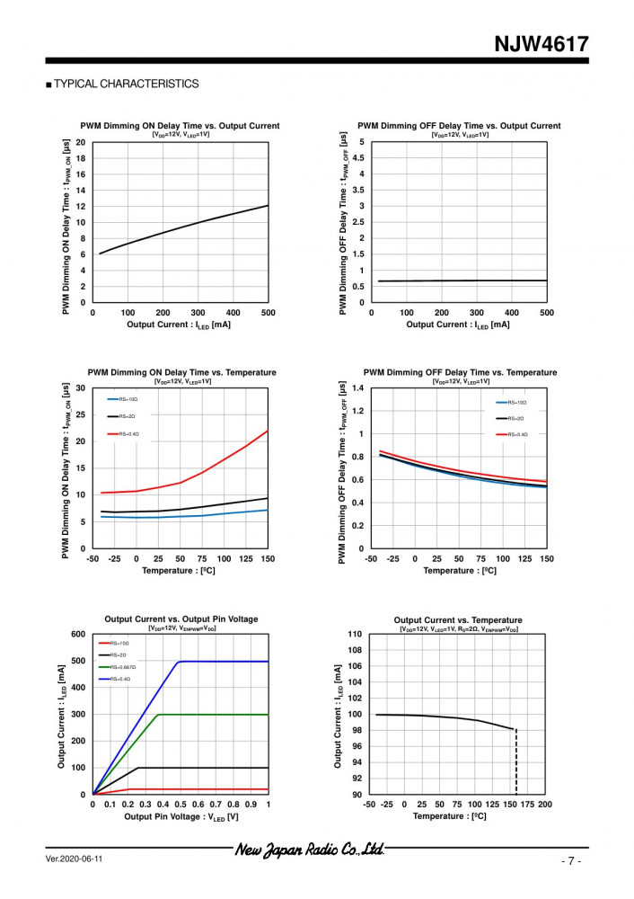 NJW4617 technical document page 7