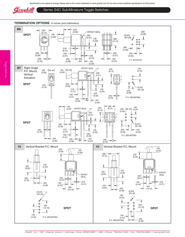 Grayhill Series 34C document page 3
