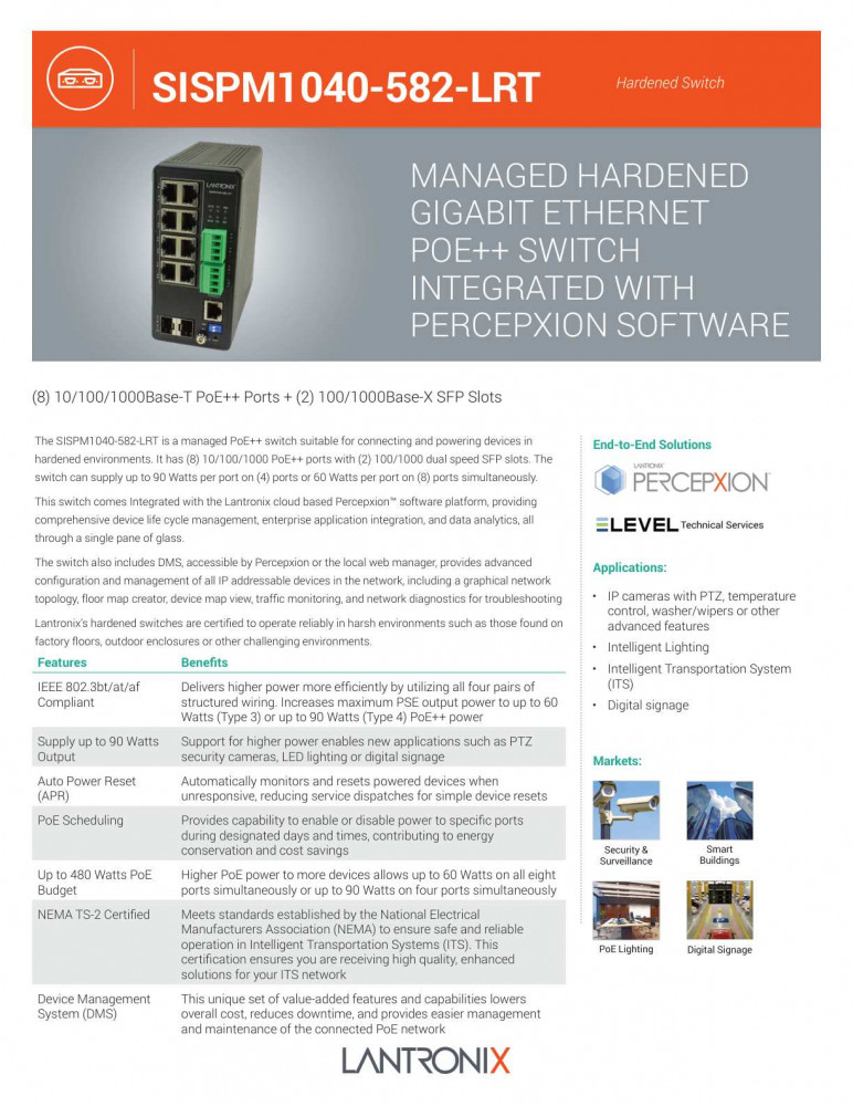 SISPM1040-582-LRT product document page 1