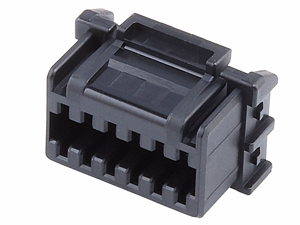 2.00mm Pitch, Micro-Lock Plus Receptacle Crimp Housing, Dual Row, Positive Lock, 14 Circuits, Low-Halogen, Black