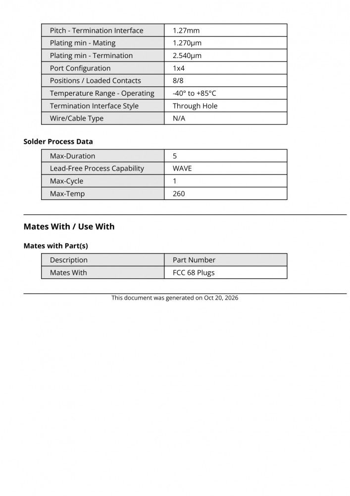 MOLEX 441500037 technical document page 3