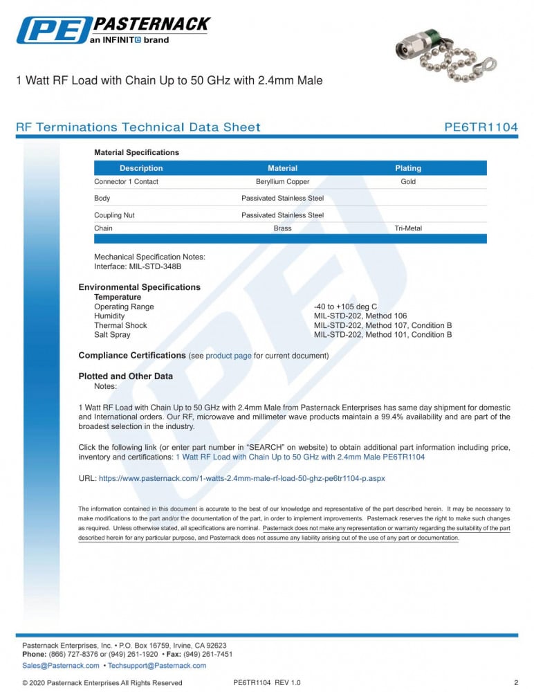 PE6TR1104 technical document page 2