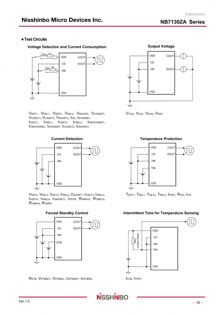 NB7130ZA datasheet page 10