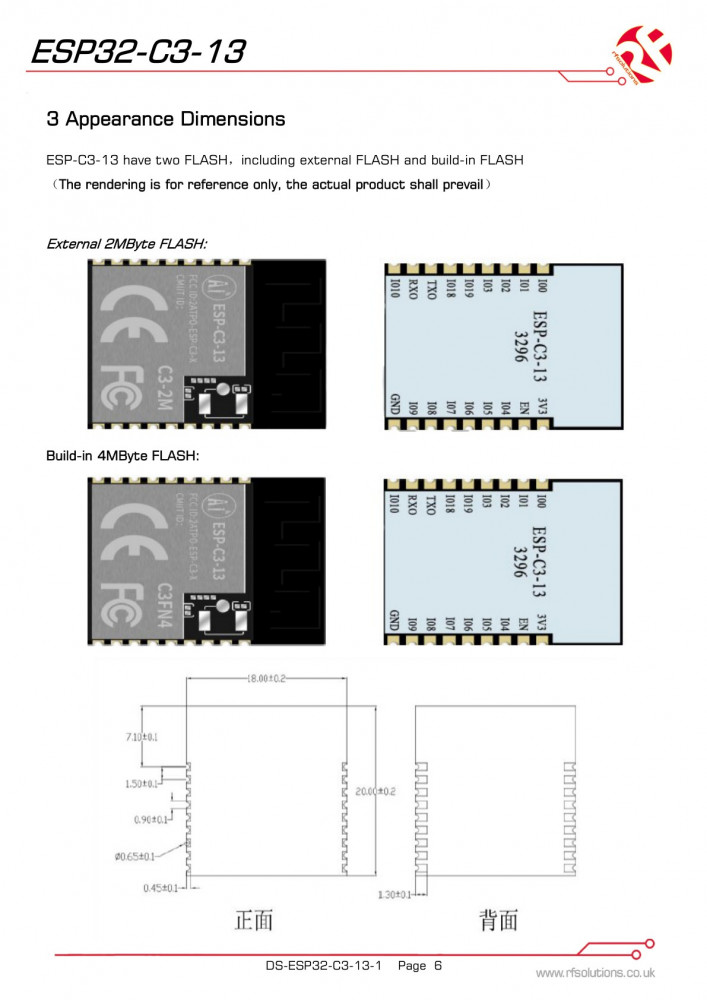 ESP32-C3-13 document page 6
