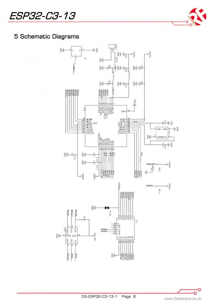 ESP32-C3-13 document page 8