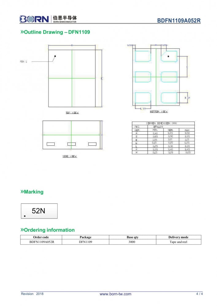 BDFN1109A052R datasheet page 4