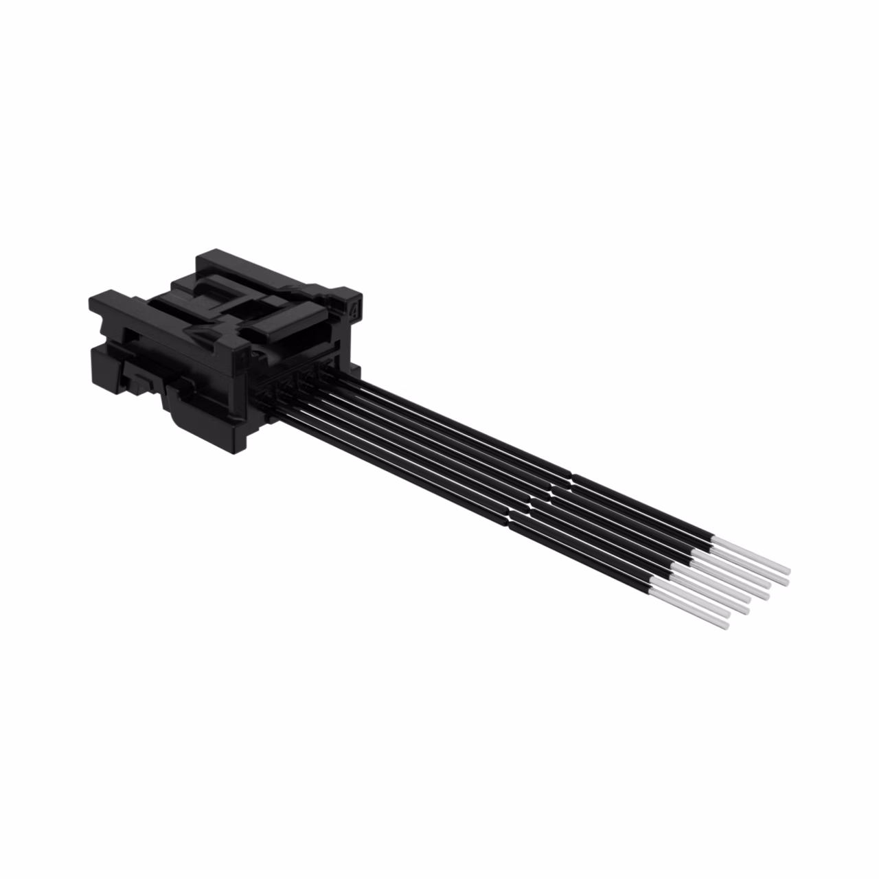 Mini50-to-Pigtail Off-the-Shelf (OTS) Cable Assembly, 2.00mm Pitch, Single Row, 600.00mm Length, 4 Circuits, Black for sale