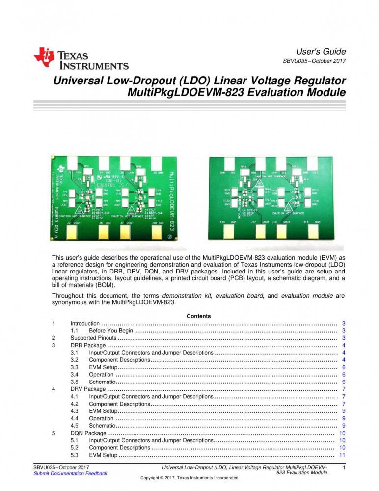 MultiPkgLDOEVM-823 document preview, page 1