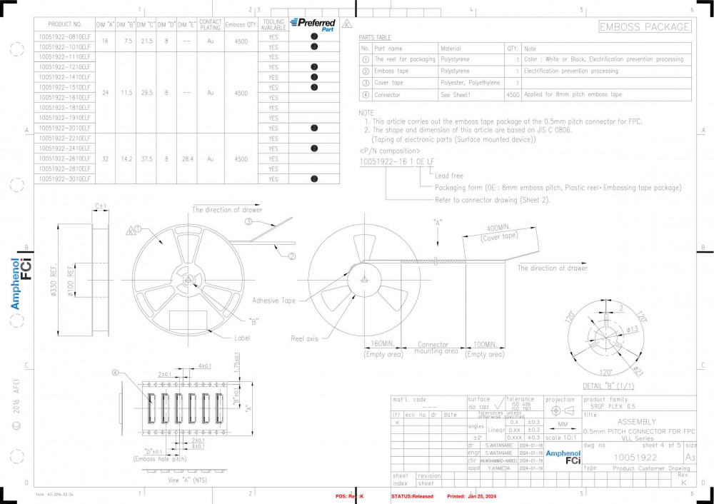 Amphenol 10051922 drawing page 4