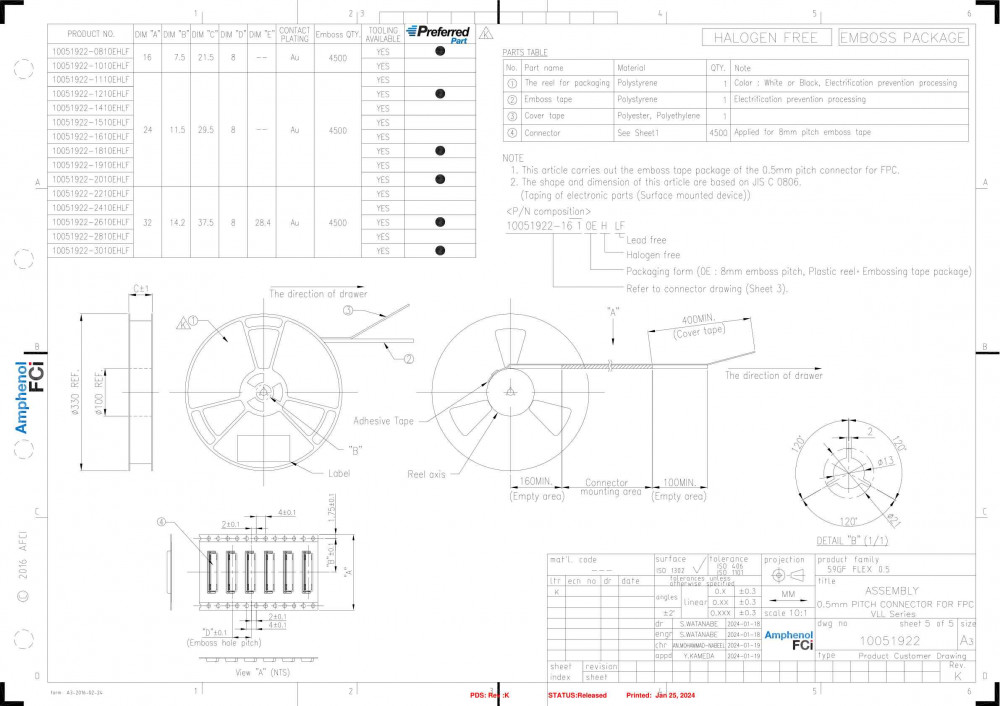 Amphenol 10051922 drawing page 5