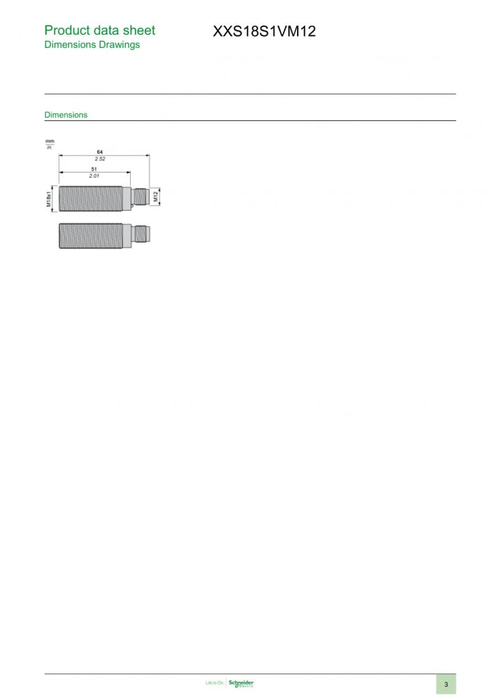 XXS18S1VM12 technical document page 3