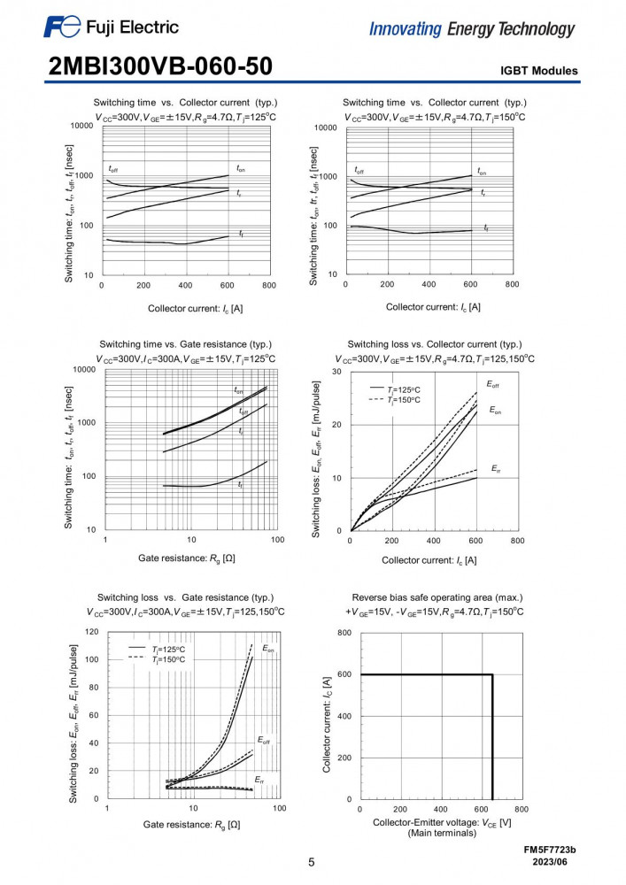 2MBI300VB-060-50 datasheet page 5