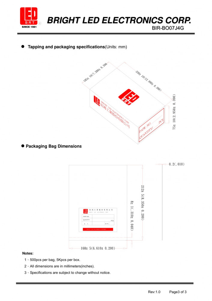 BIR-BO07J4G technical document page 3