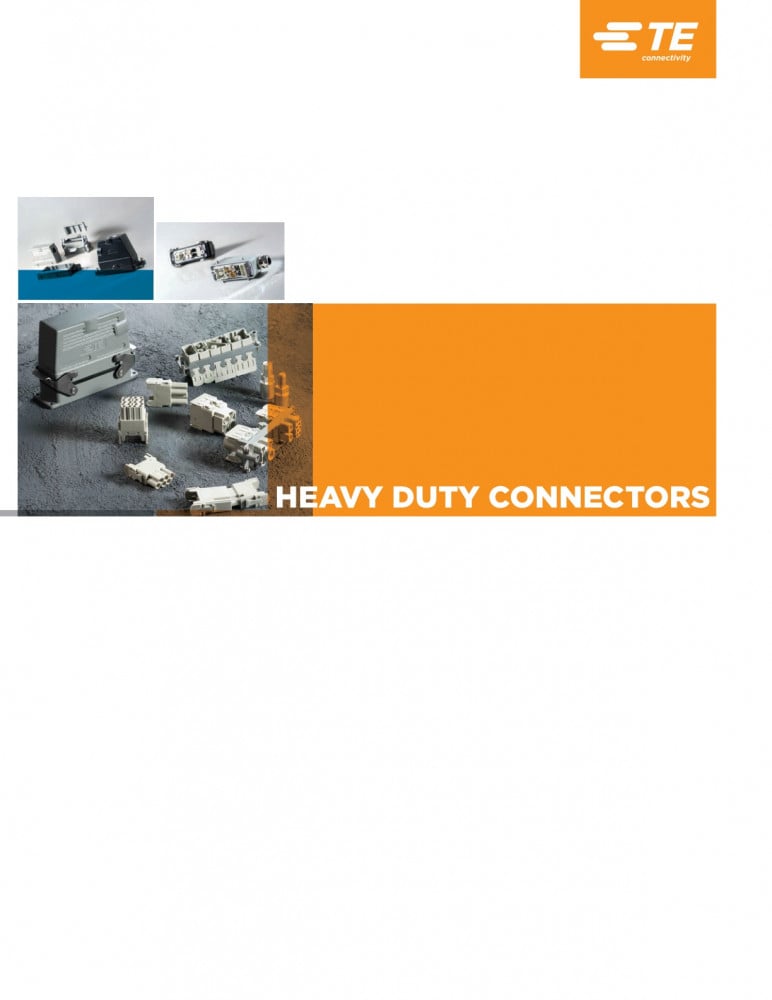 TE Heavy Duty Connector document page 1