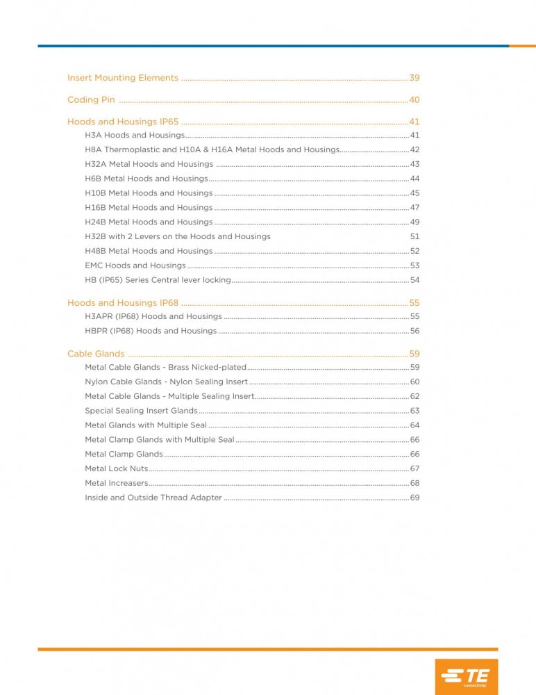 TE Heavy Duty Connector document page 3