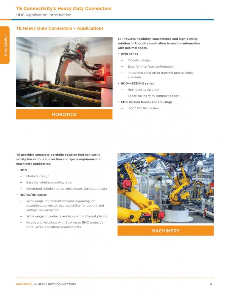 TE Heavy Duty Connector document page 6