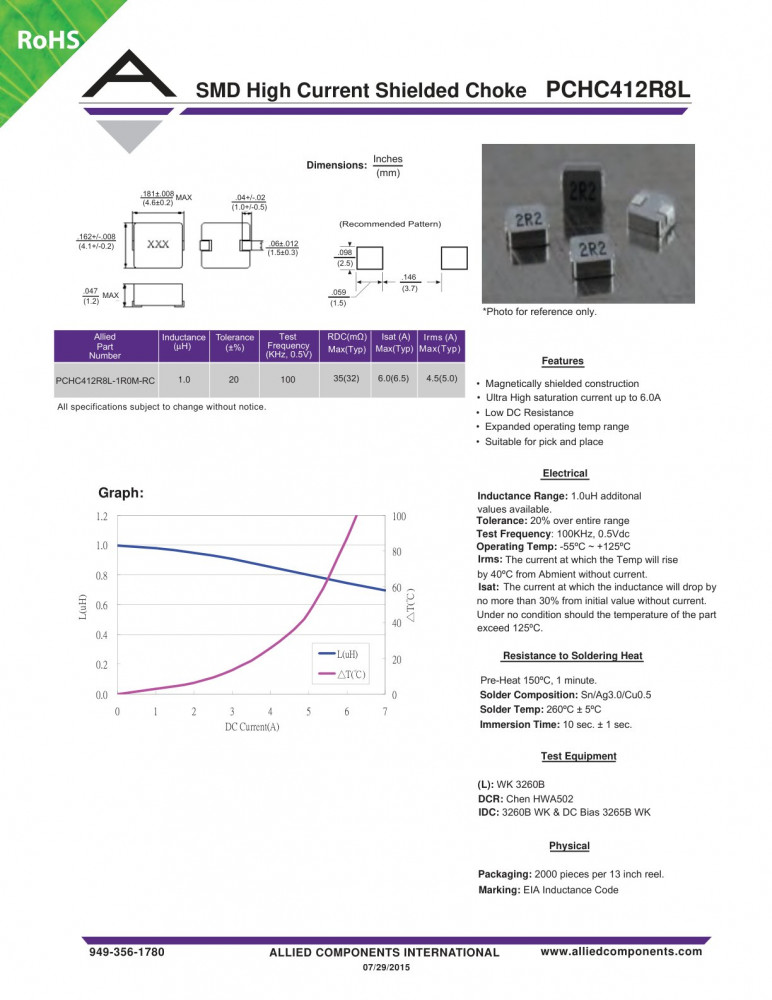 PCHC412R8L-1R0M-RC datasheet page