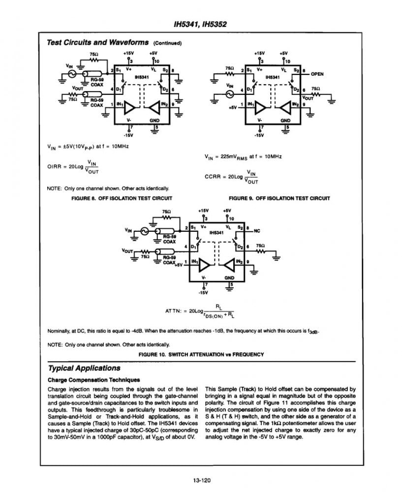IH5341MTW/B datasheet page 7