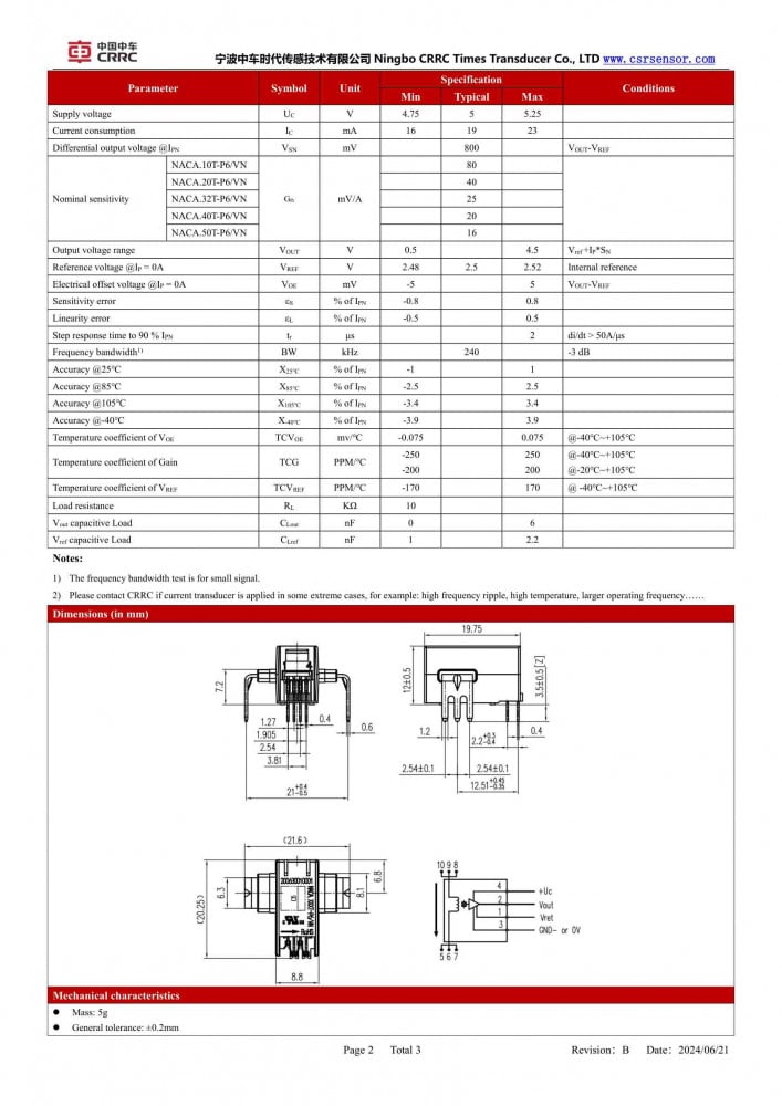 NACA.32T-P6/VN datasheet page 2