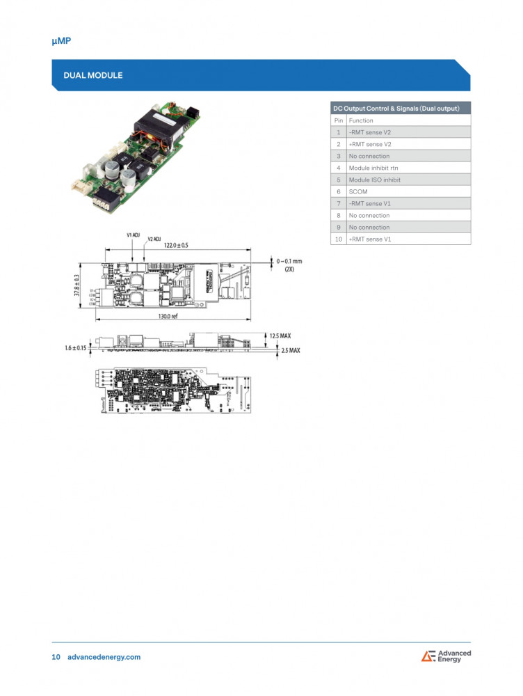 μMP Series GEN II documentation page 10