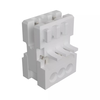 Appli-Mate RAST 2.5 IDT Connector, 5.00mm Pitch, Direct/Indirect, Female, Beaded Terminal, 2 Circuits, Position Key D Removed, Open Endwalls, Polarizing Rib Between 1/2 for sale