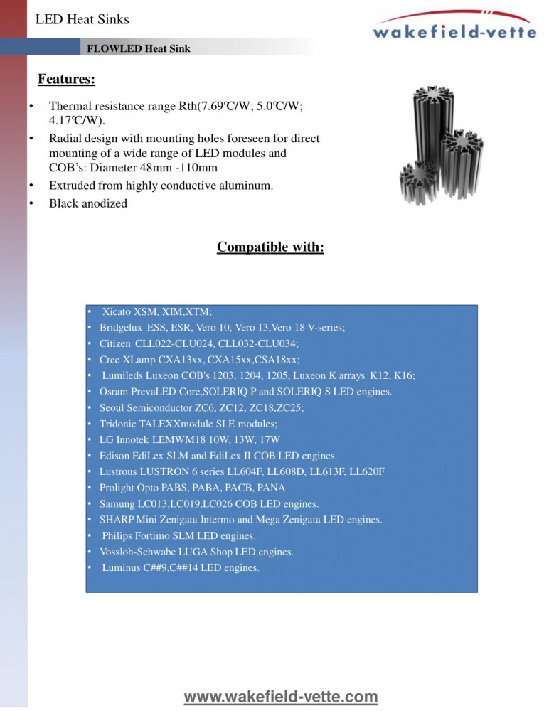 FLOWLED technical document page 1